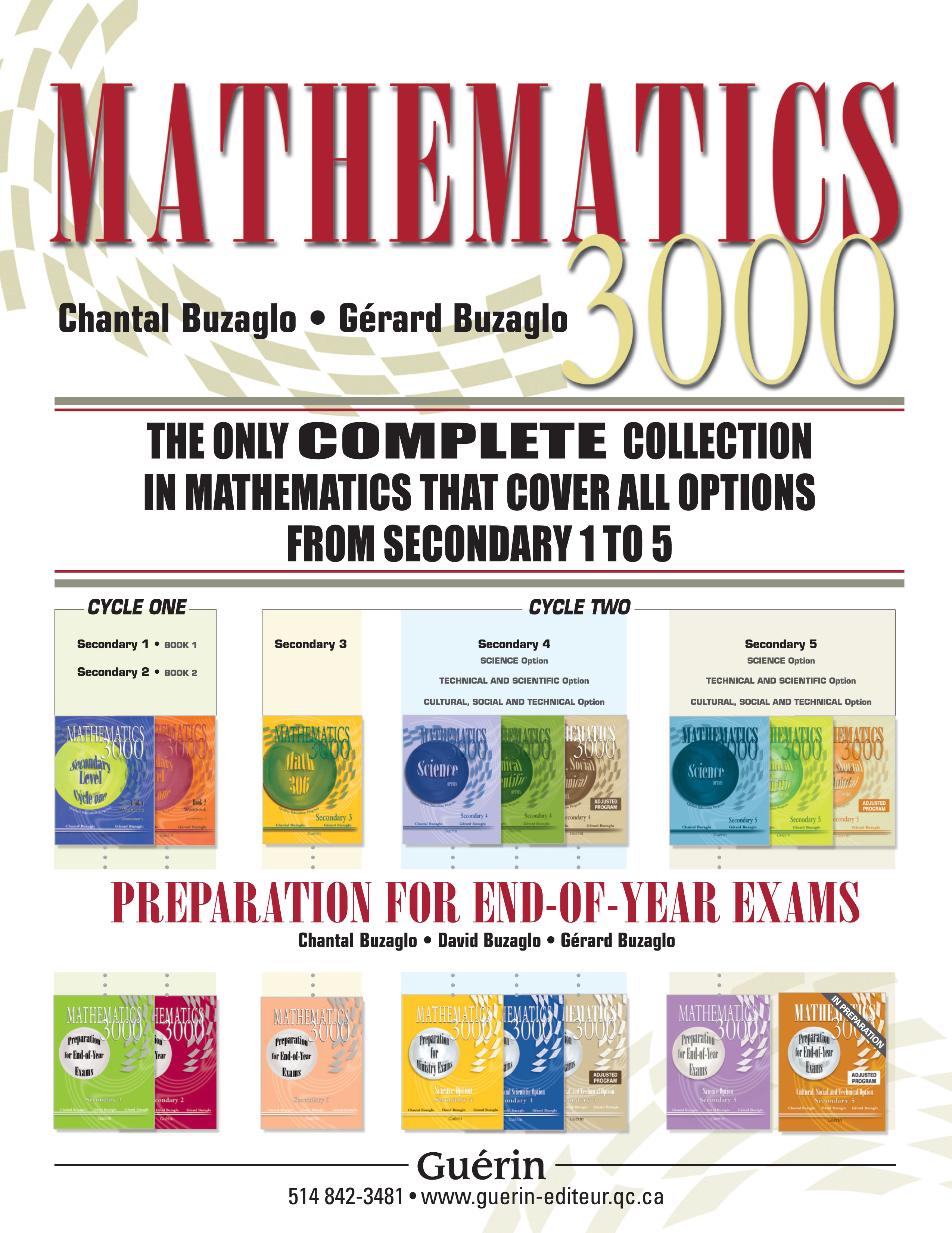 Site internet des éditions Guérin